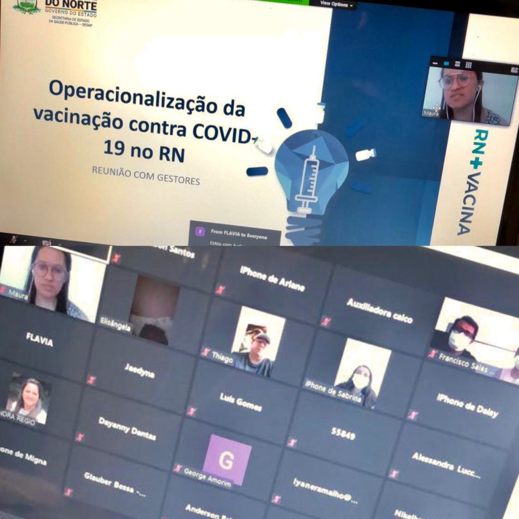 Cosems, Sesap e secretarias de saúde alinham plano de imunização contra ... Cosems, Sesap e secretarias de saúde alinham plano de imunização contra ...